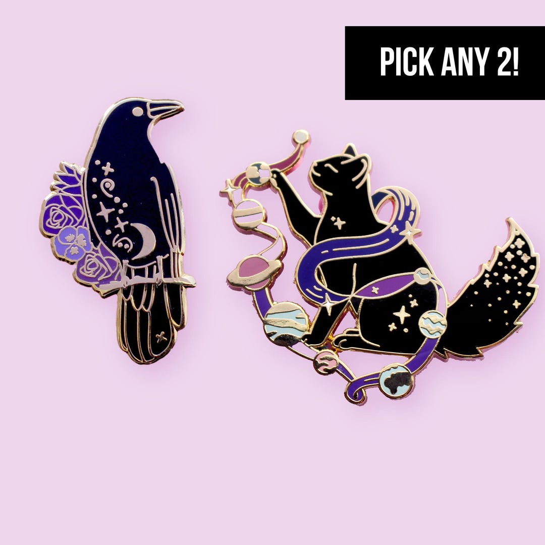 Any 2 Pins - Pin Deal Pin Set Pin Gift Cute Pins Pin Gift Set Cat Pin ...