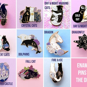 Any 3 Pins Cute Enamel Pin Set Pin Set Pin Gift Pin - Etsy UK