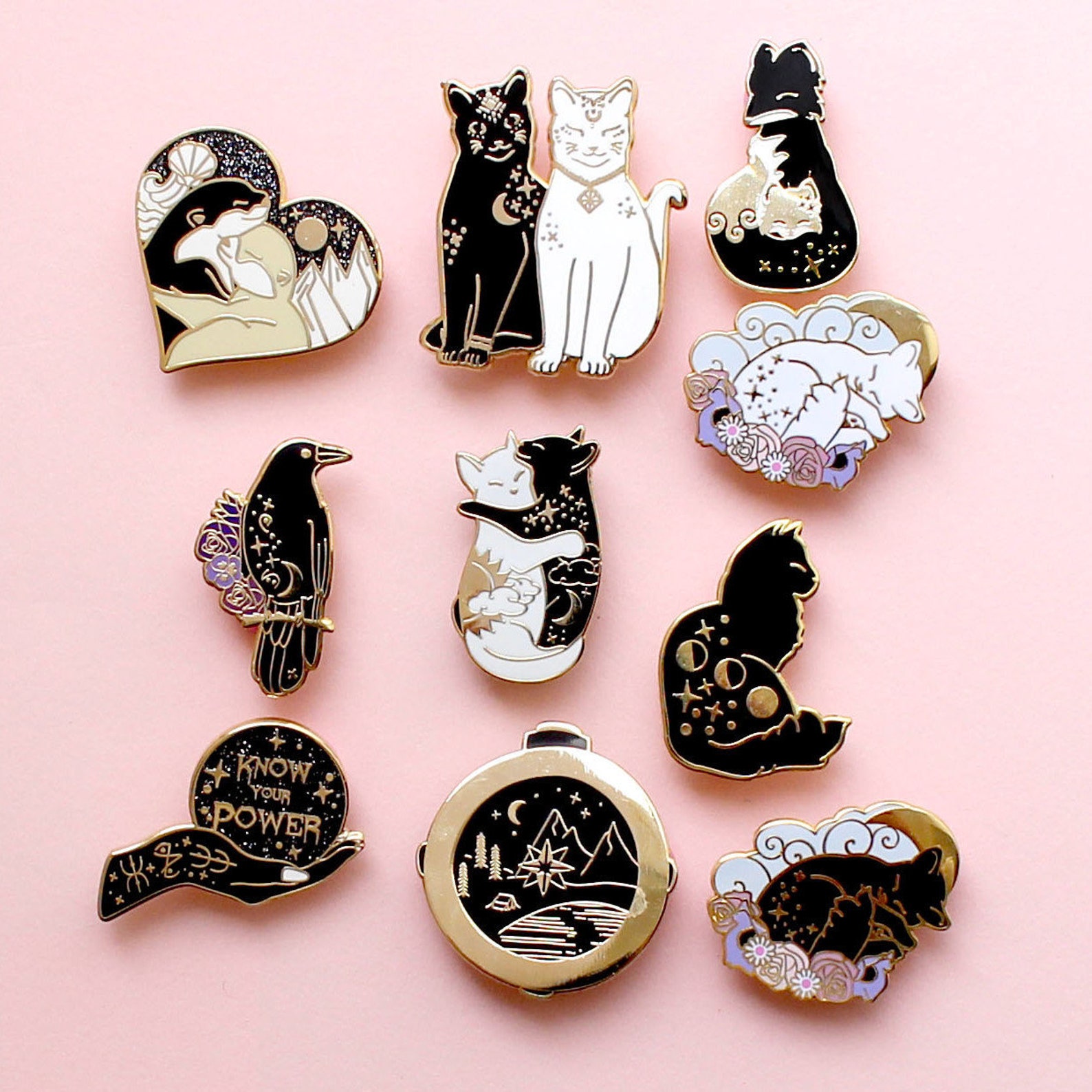 Any 3 Pins Cute Enamel Pin Set Pin Set Pin Gift Pin - Etsy