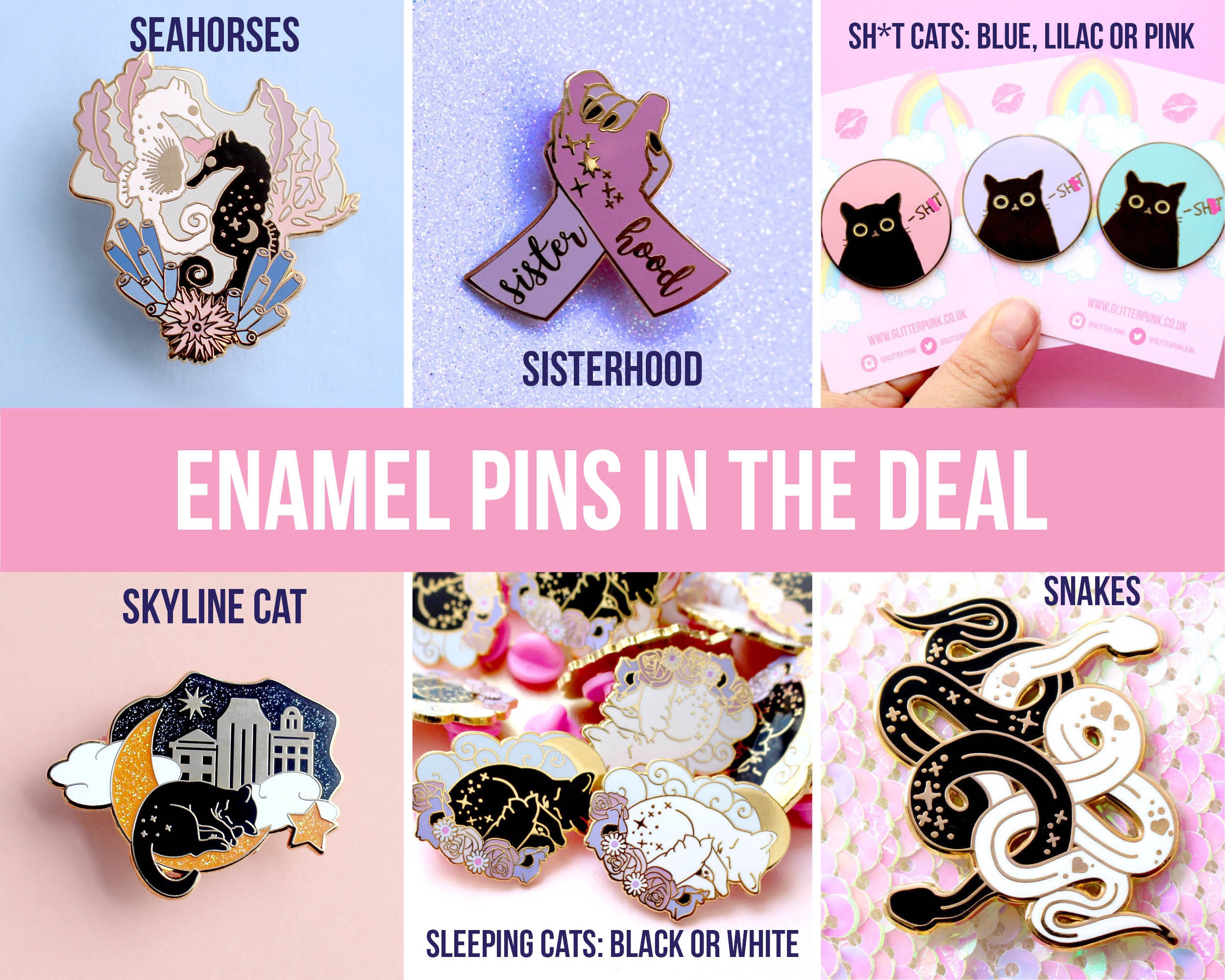 Any 2 Pins Pin deal Pin set Pin gift Cute pins Pin gift set | Etsy