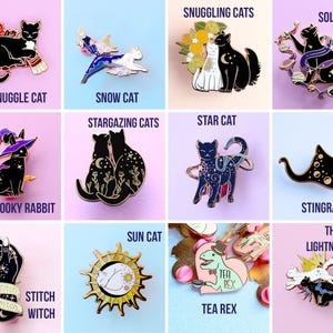 Any 3 Pins Cute Enamel Pin Set Pin Set Pin Gift Pin Collection Cute Pins Cute Enamel Pins Pin ...
