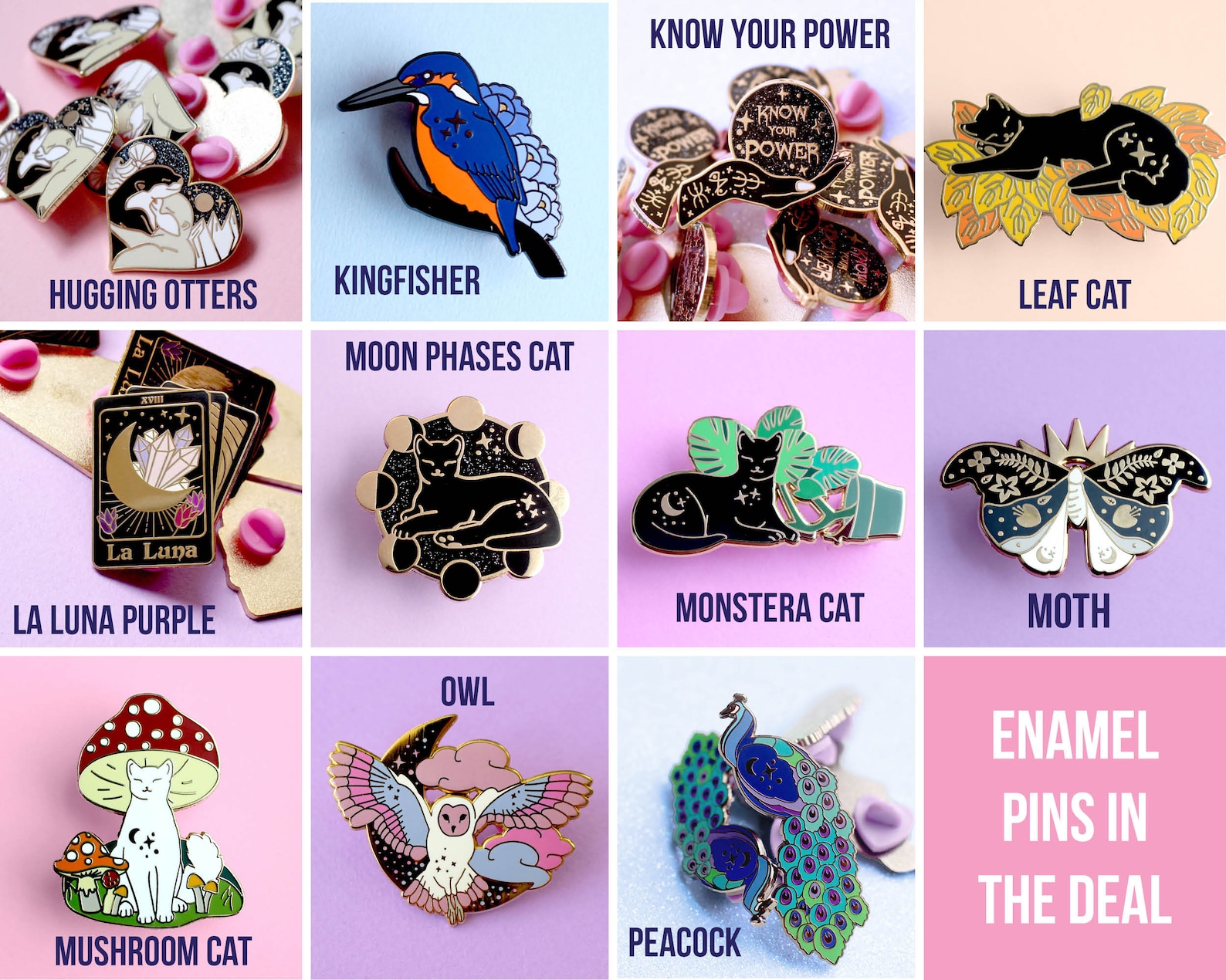 Any 2 Pins Pin Deal Pin Set Pin Gift Cute Pins Pin Gift Set - Etsy