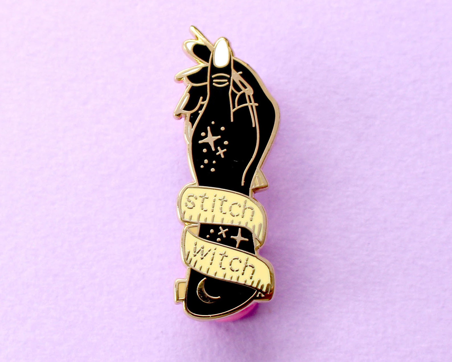 Stitch Witch Enamel Pin Witch Craft Witch Crafty Enamel Pin Craft Pin ...