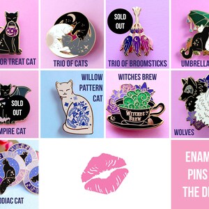 Any 3 Pins Cute Enamel Pin Set Pin Set Pin Gift Pin Collection Cute Pins Cute Enamel Pins Pin ...