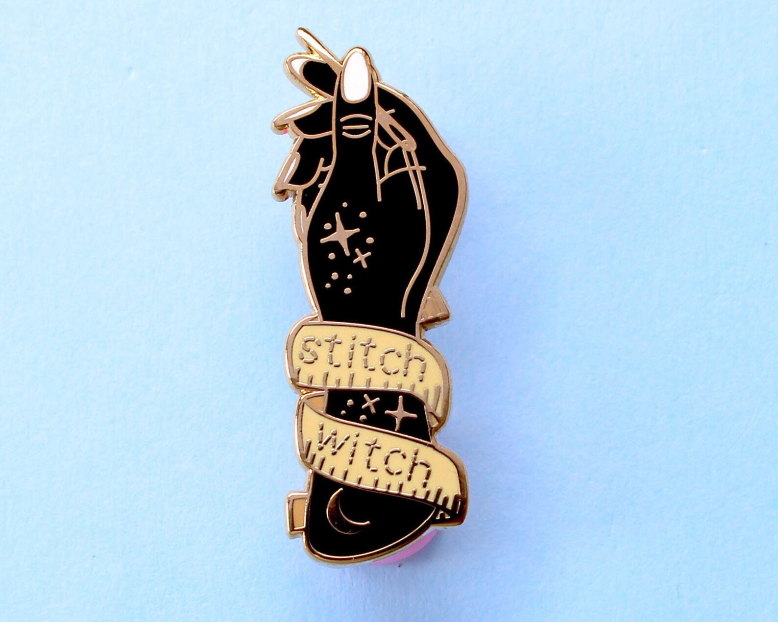 Stitch Witch Enamel Pin Witch Craft Witch Crafty Enamel Pin Craft Pin ...