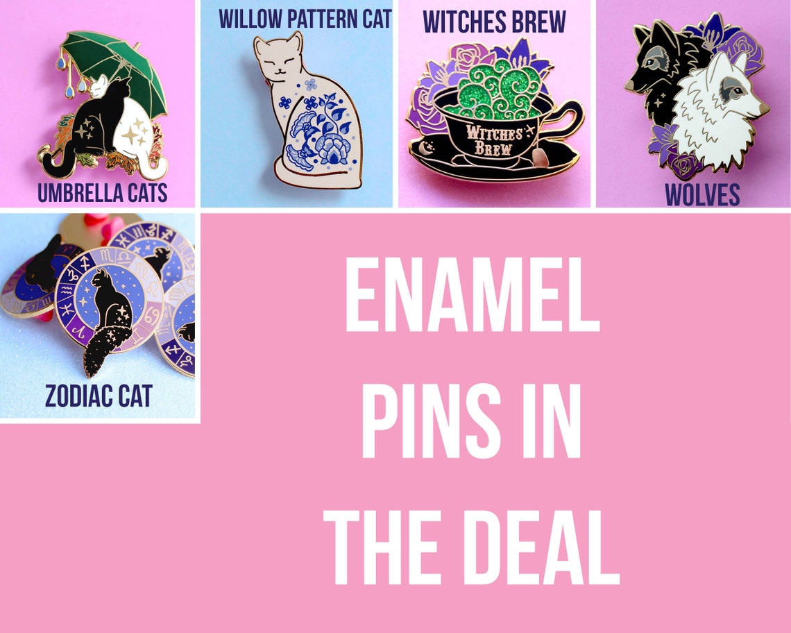 Any 3 Pins Cute Enamel Pin Set Pin Set Pin Gift Pin - Etsy UK