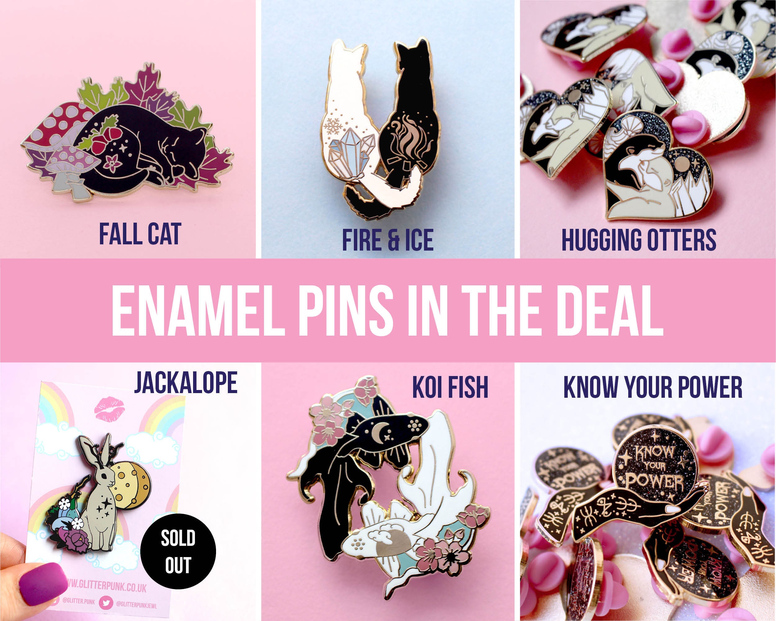 Any 3 Pins Cute Enamel Pin Set Pin Set Pin T Pin Etsy