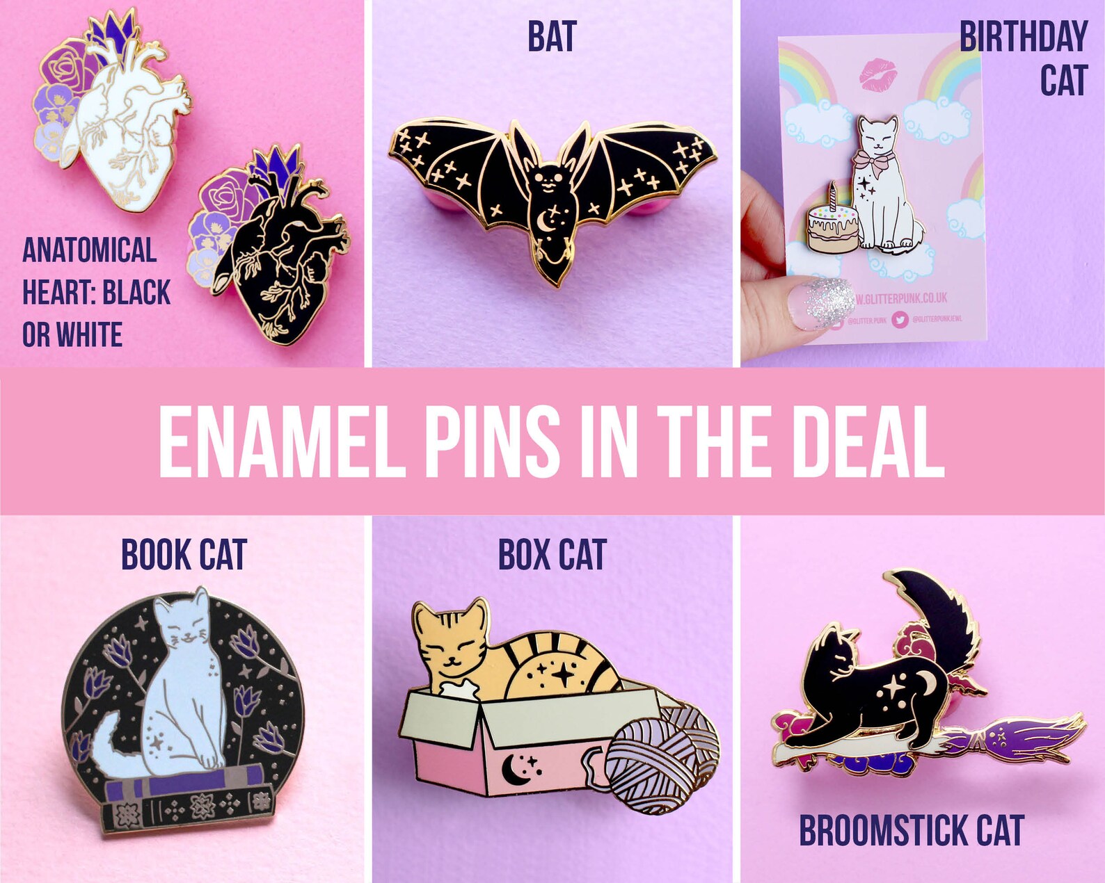Any 5 Pins cute enamel pin set Pin set Pin gift Pin | Etsy