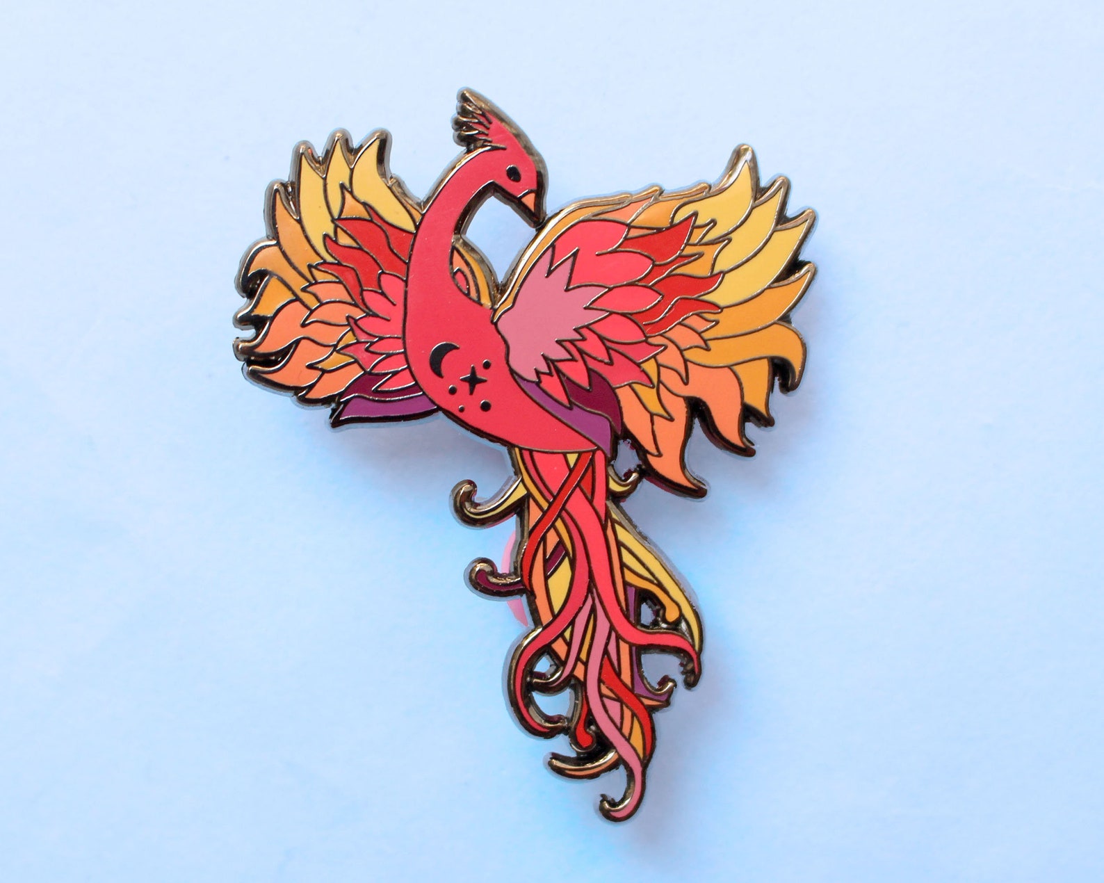Phoenix Enamel Pin Phoenix Pin Magical Pin Magic Pin - Etsy Canada