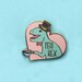 Tea Rex T-rex Hard Enamel Pin Badge Tyrannosaurus Rex Pin Trex Tea Pin ...