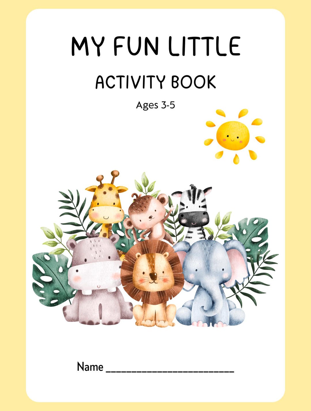ABC Fun: Coloring and Activity Book for Little Learners (ages 3–5) - Etsy
