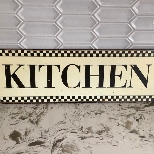 Vintage Kitchen Sign - Etsy