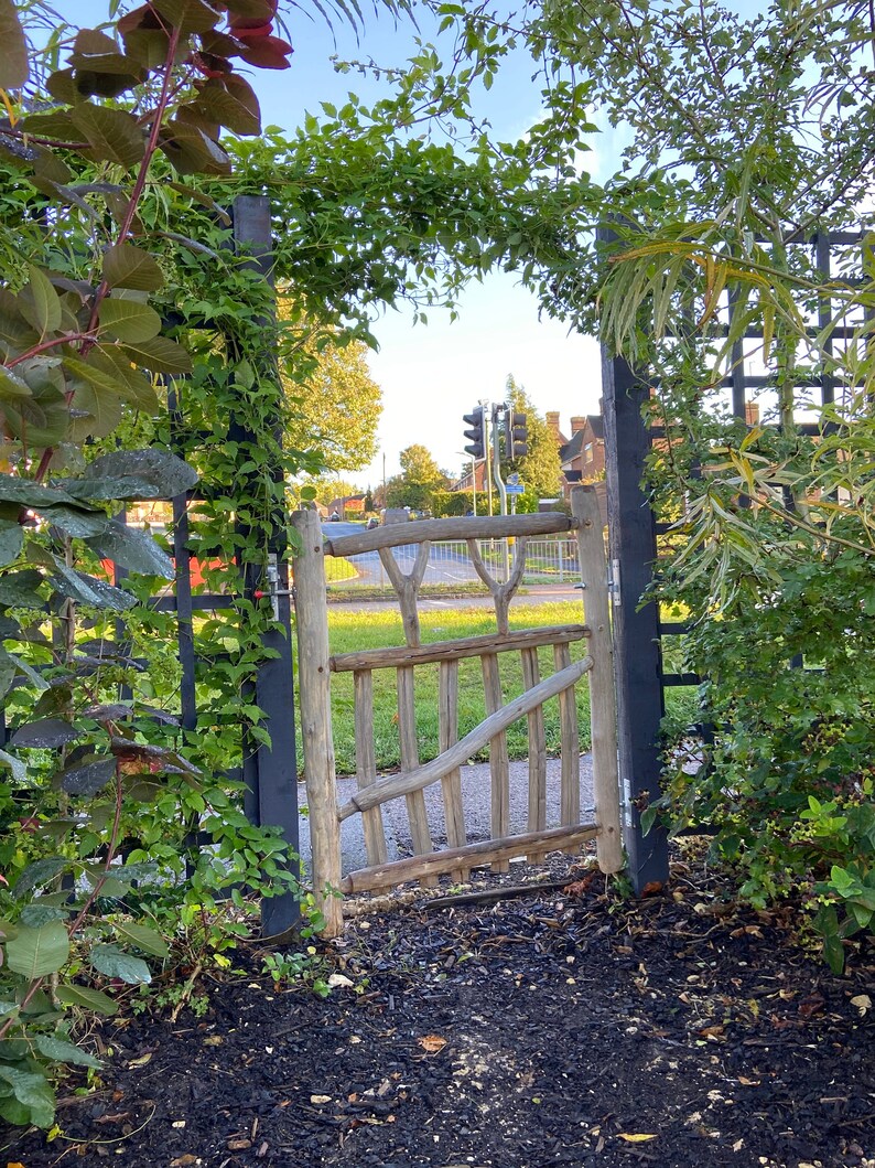 Handmade Natural English Wood Coppice Gate - Etsy UK