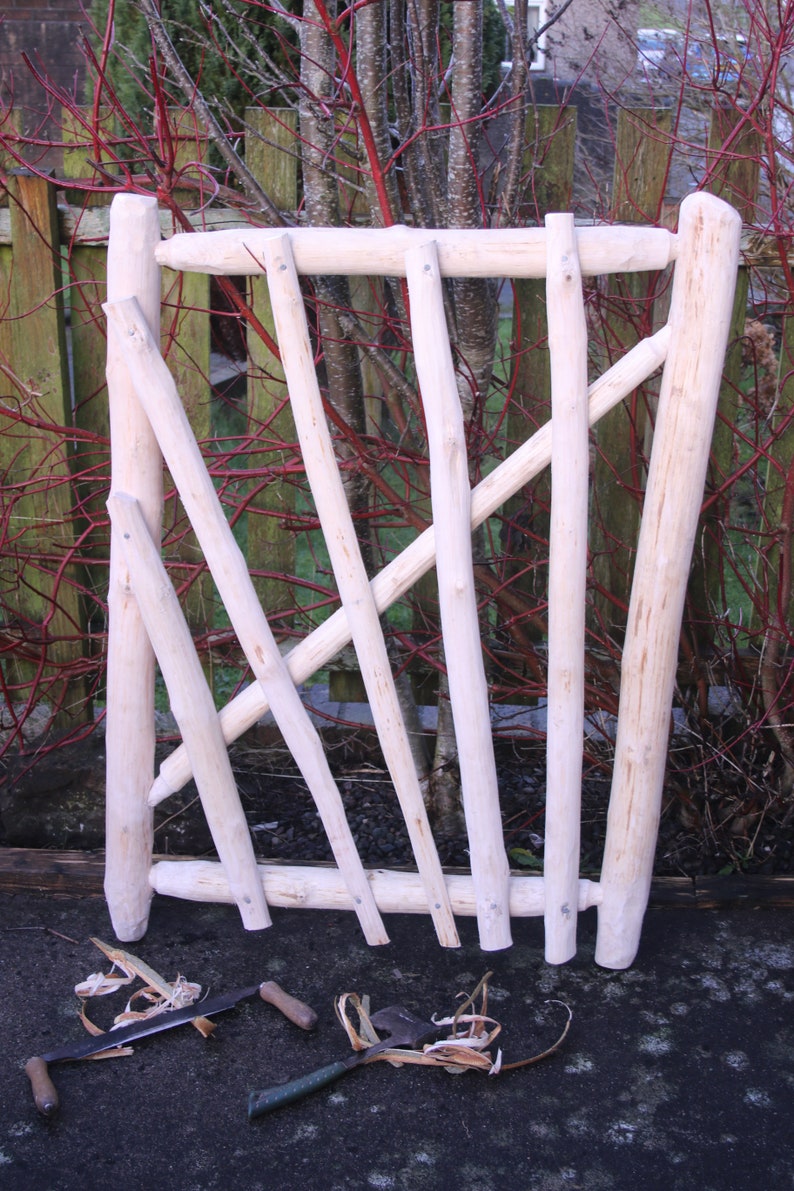 Handmade Natural English Wood Coppice Gate - Etsy UK