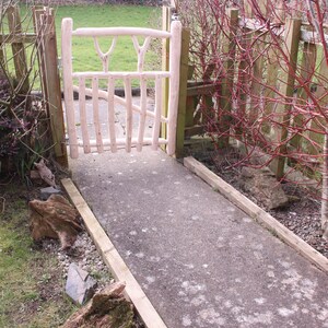 Handmade Natural English Wood Coppice Gate - Etsy UK