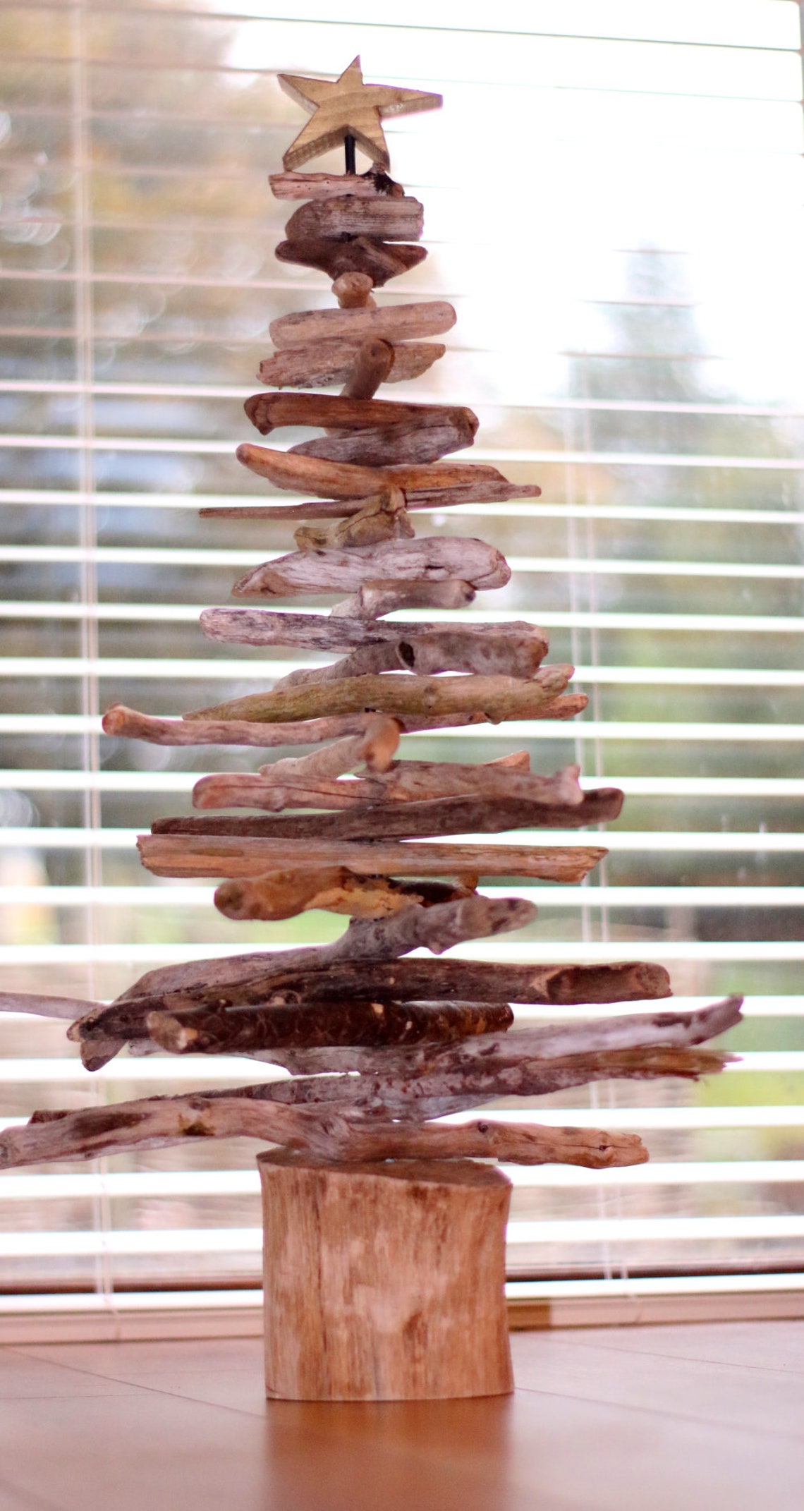Driftwood Christmas Tree. Handmade Christmas Gift. Focal Point. - Etsy