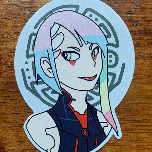 Cyberpunk Lucy Sticker - Etsy