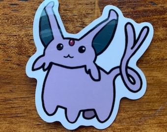 Espeon Tamagotchi Vinyl Sticker Retro Kawaii Eeveelution 3 Inch ...