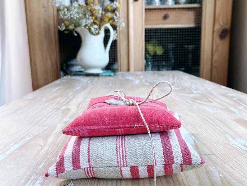 Set of 2 Handmade Lavender Sachets Made With Old French Fabric - Etsy
