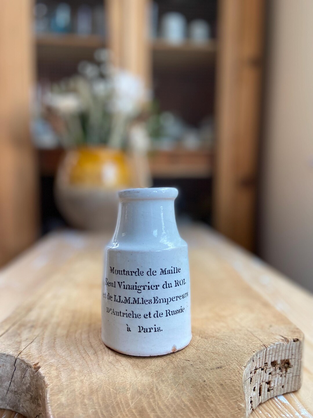 Beautiful Rare Find Vintage French Red Clay Mustard Jar - Etsy