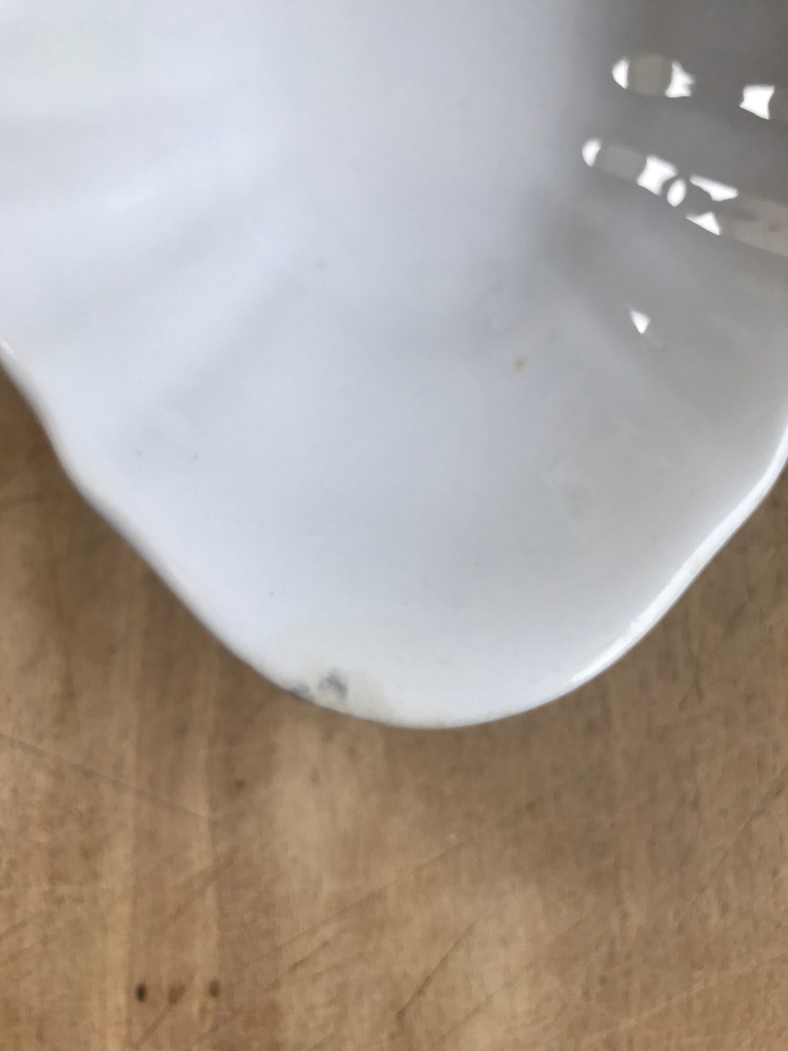 Beautiful Antique Dutch Ironstone White Dish With Lovely - Etsy
