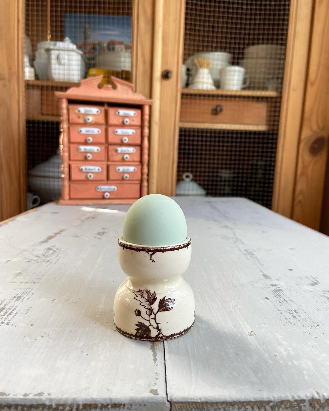 Beautiful Vintage French Rare Find Ironstone Egg Cup - Etsy