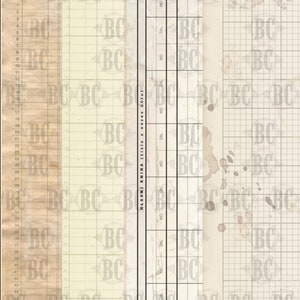 32 Vintage Office Papers, Digital Design, Digital Downloads - Etsy