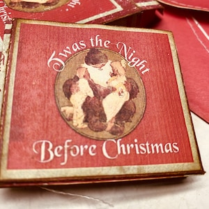 Christmas Miniature Book With Box “‘twas the Night Before Christmas ...