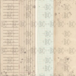 32 Vintage Office Papers, Digital Design, Digital Downloads - Etsy