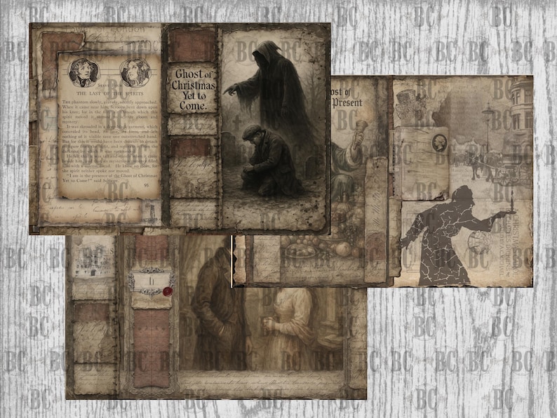 Scrooge Digital Design Printable Journal Kit - Etsy