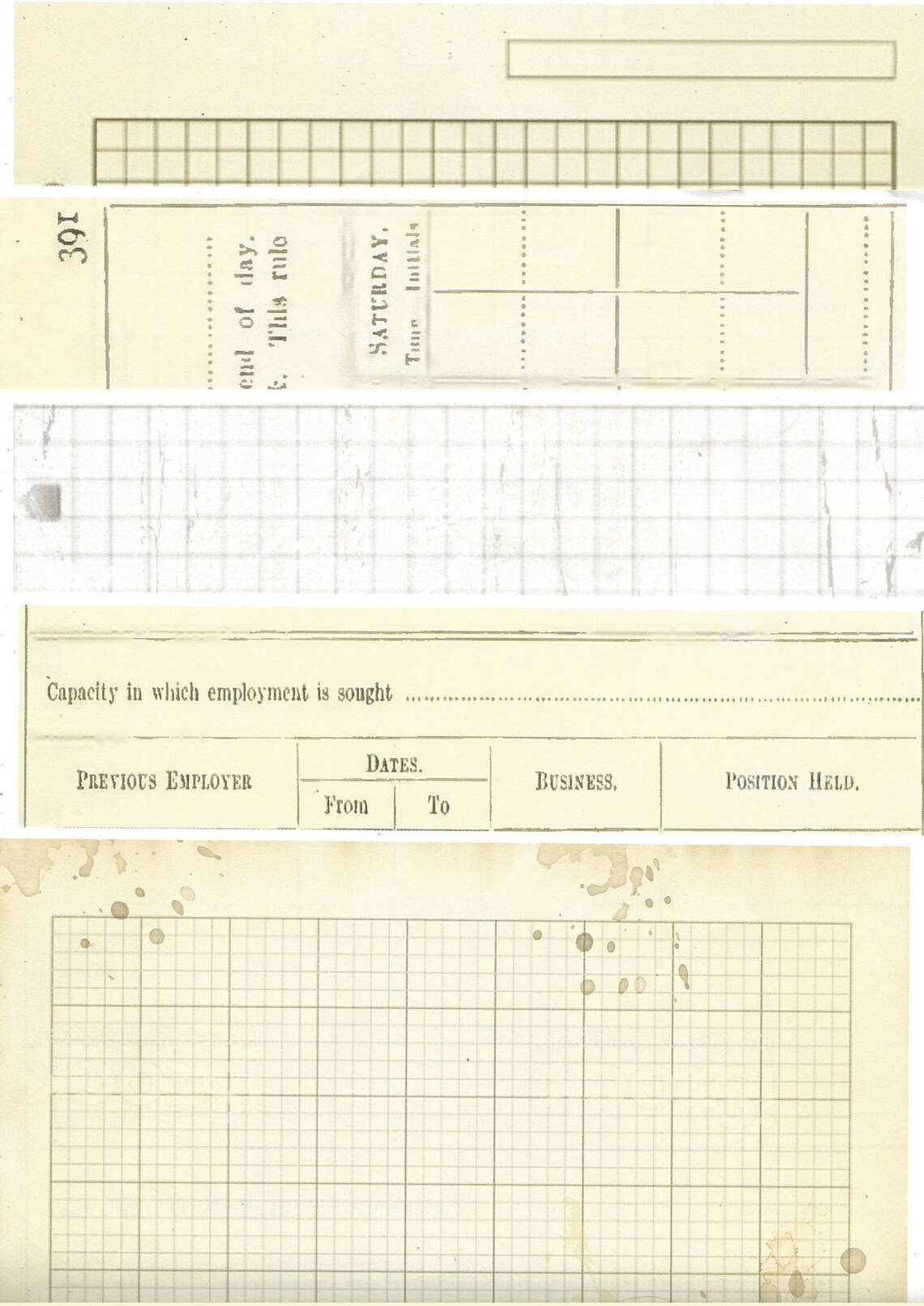 32 Vintage Office Papers Digital Design Digital Downloads | Etsy