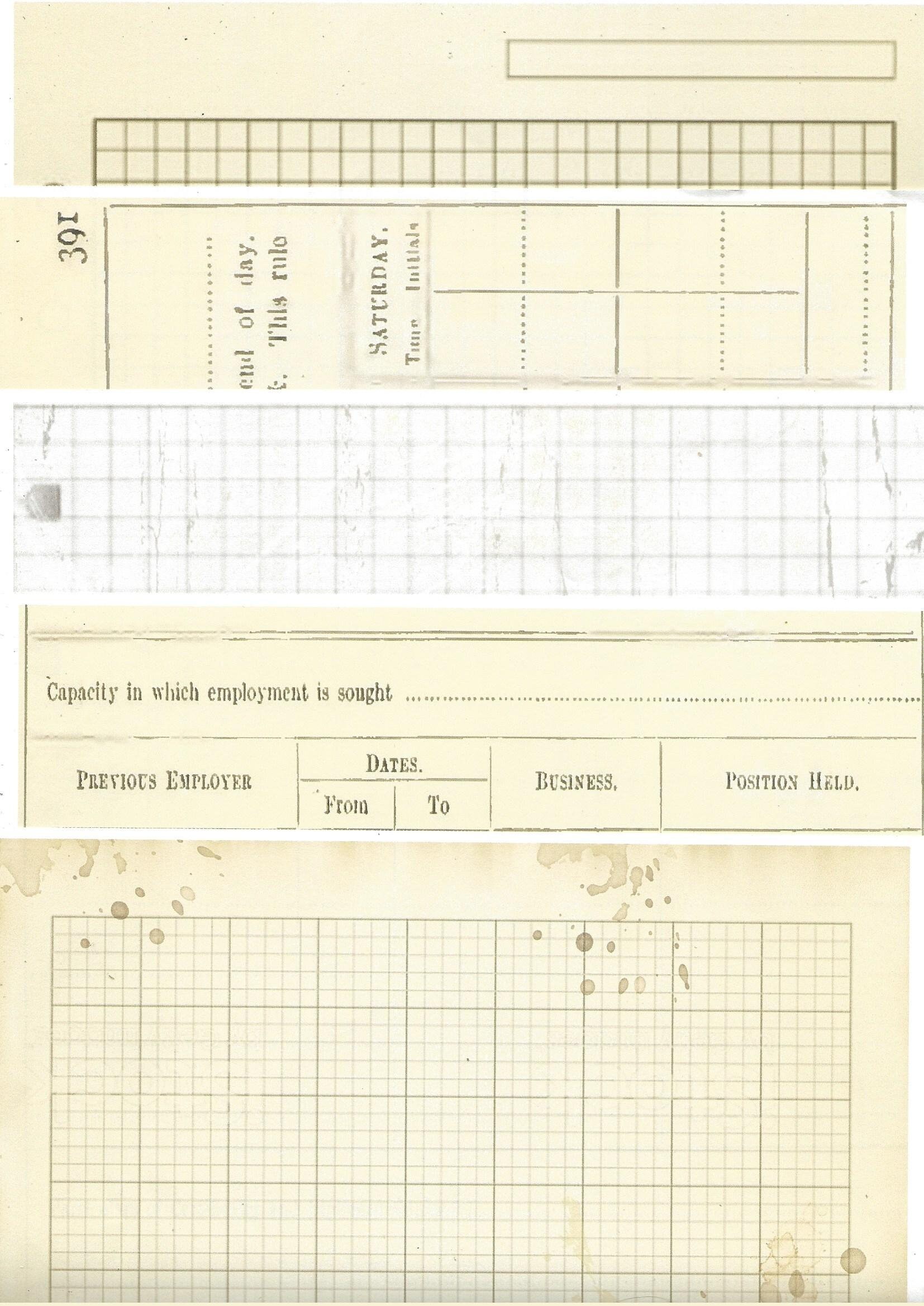 32 Vintage Office Papers Digital Design Digital Downloads - Etsy UK