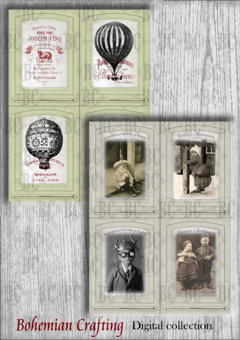 Vintage Photo Frames Digital Download Printable Junk Journal - Etsy