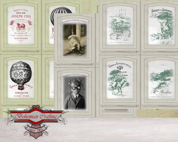 Vintage Photo Frames Digital Download Printable Junk Journal - Etsy