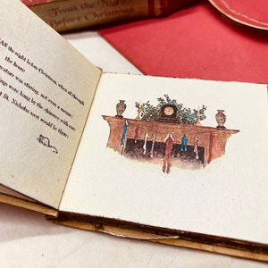 Christmas Miniature Book With Box “‘twas the Night Before Christmas ...