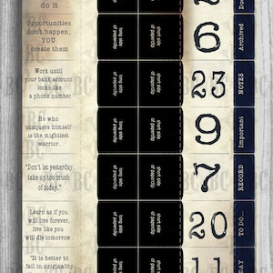 Hidden Paperclips Large Collection Digital Design Printable Ephemera ...