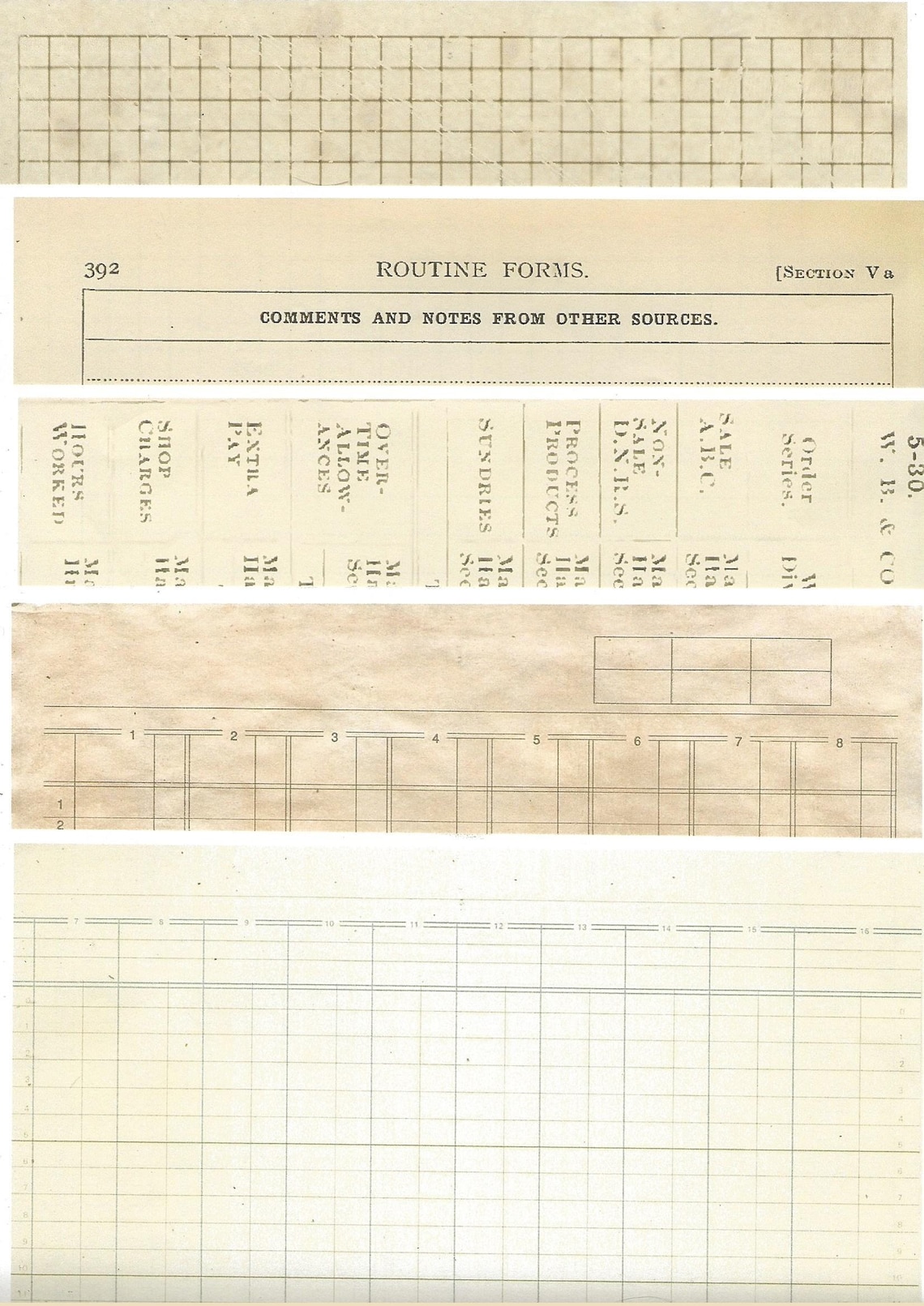 32 Vintage Office Papers Digital Design Digital Downloads | Etsy