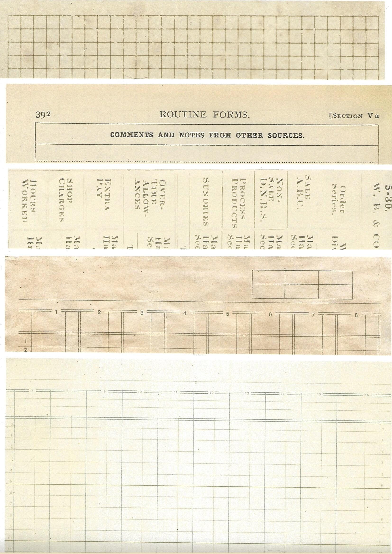 32 Vintage Office Papers Digital Design Digital Downloads - Etsy UK