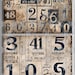 Lost in Numbers Grunge Digital Collection/ Junk Journal Kit/ Printable ...
