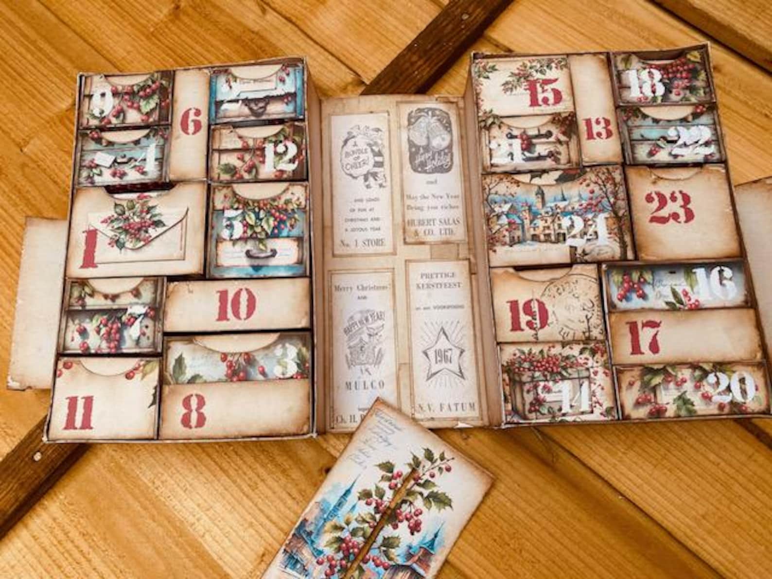Advent Calendar in a Box Digital Collection Printable - Etsy