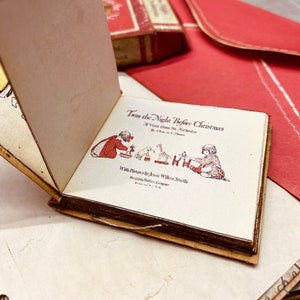 Christmas Miniature Book With Box “‘twas the Night Before Christmas ...