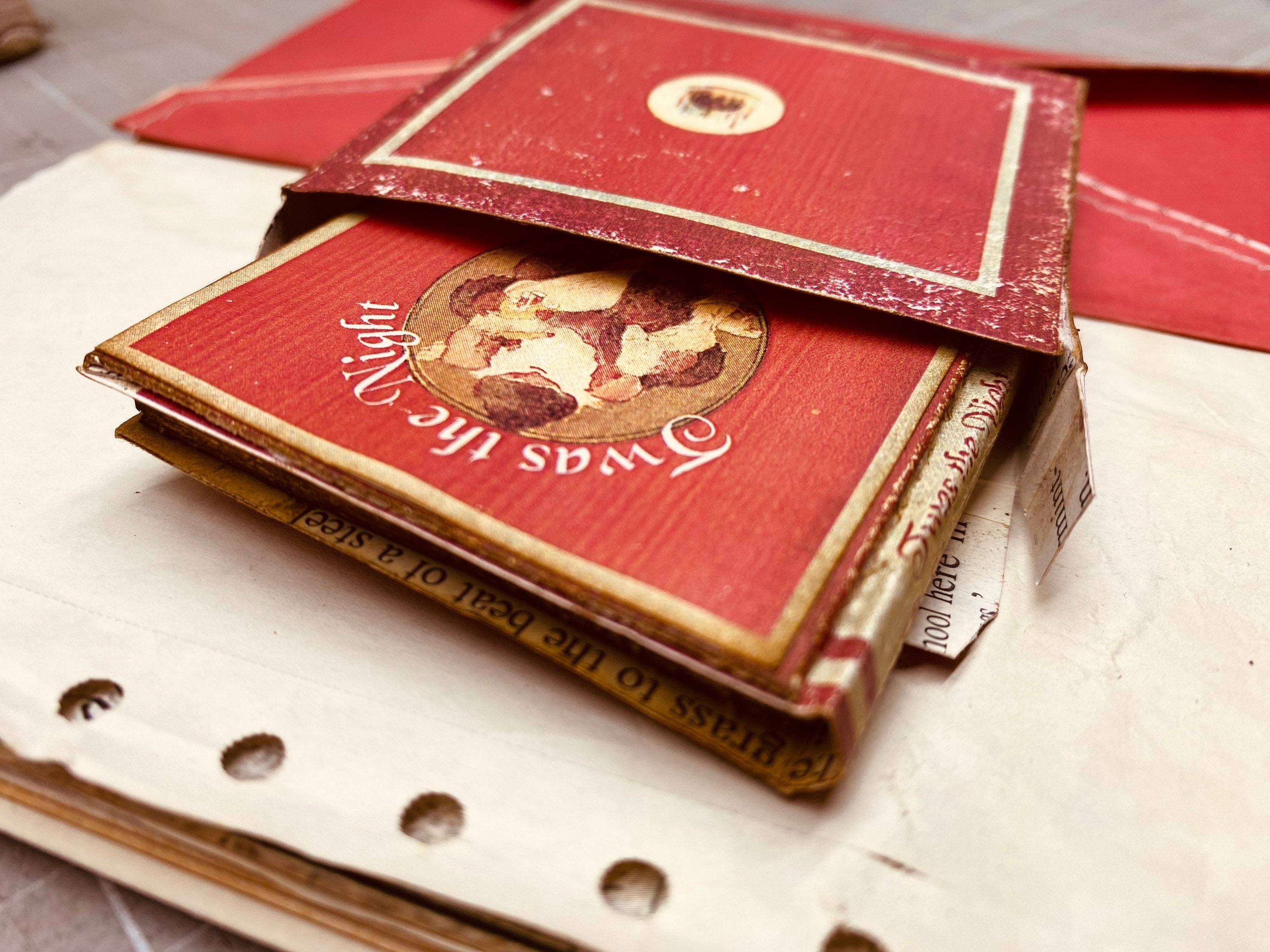 Christmas Miniature Book With Box twas the Night Before - Etsy