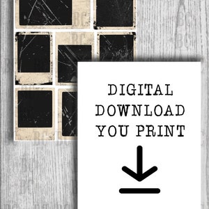 Vintage Polaroid Frames Ephemera Inserts for Junk Journals Digital ...