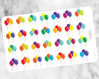 Balloon stickers | Etsy