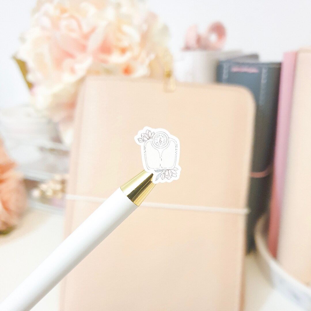 Weight Scales Sticker | Weightloss Sticker Icon | Planner Sticker ...