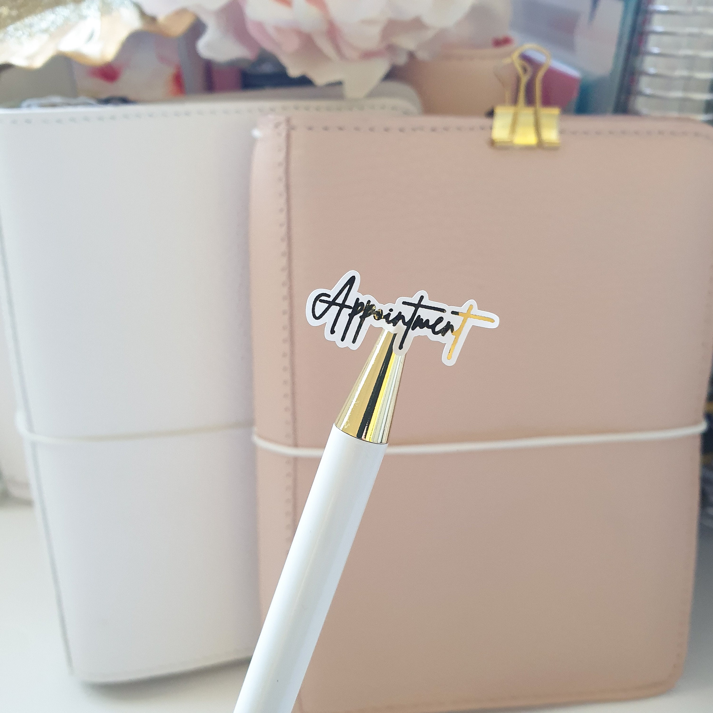 Custom Script Clear Transparent Stickers | Foiled Stickers | Custom ...