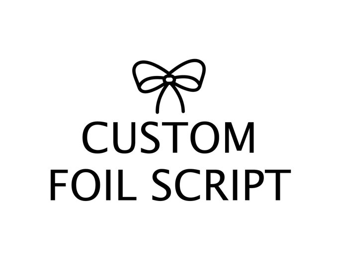 Custom Script Clear Transparent Stickers | Foiled Stickers | Custom ...