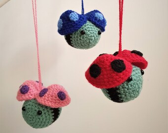 Ladybird Ladybug Handmade Linocut Print - Etsy