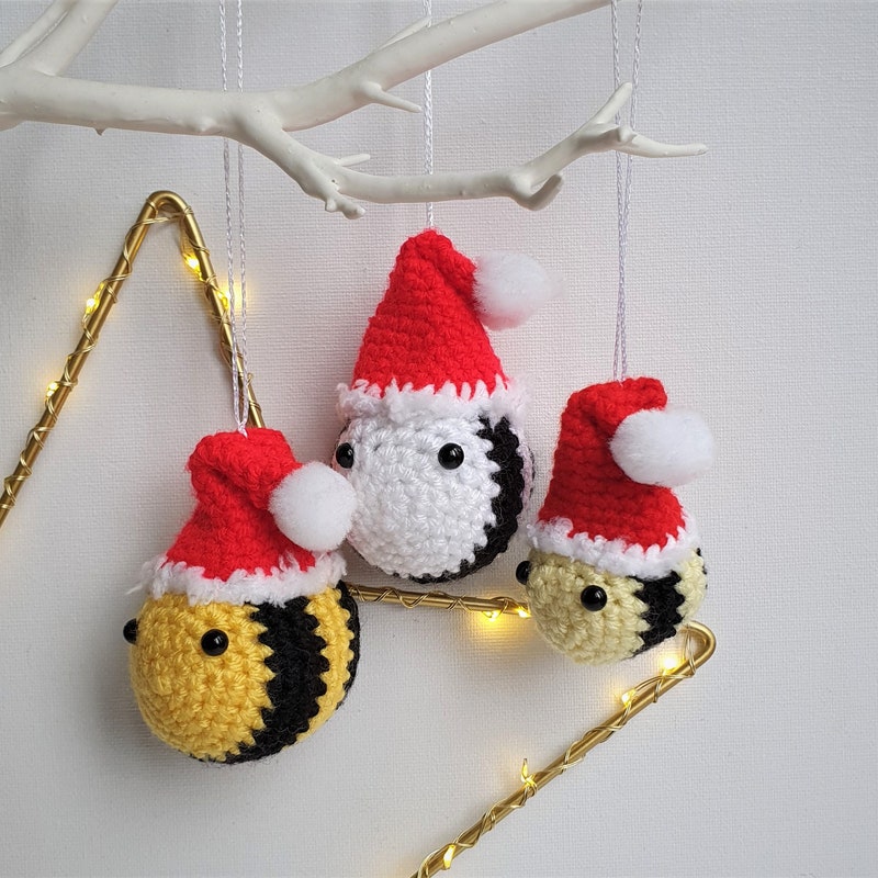 Santa Bee - Etsy