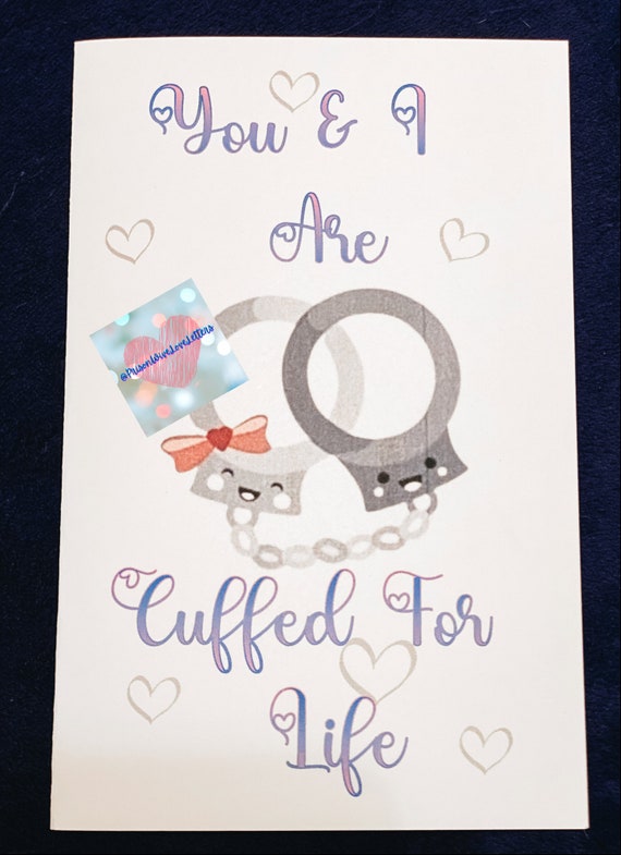 Prison Wife Stationery Envelopes Custom Love Couples | Etsy